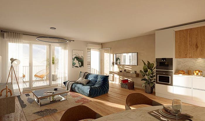 Toulouse, Le Raisin : Appartement 3 pièces à vendre