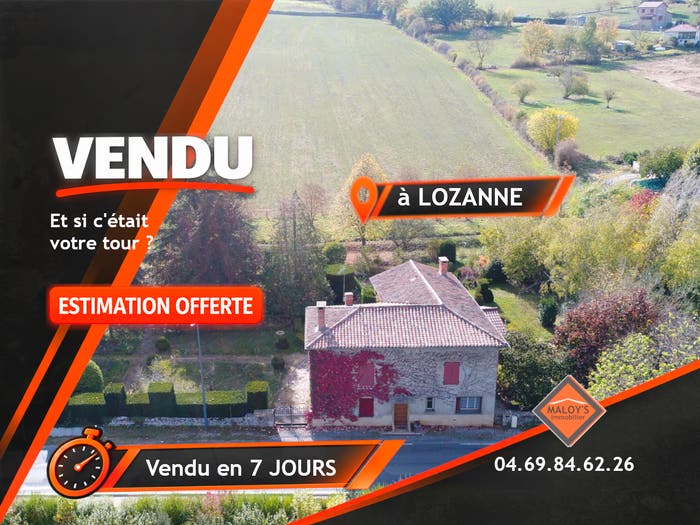 Maison 8 pièces à Lozanne, à vendre