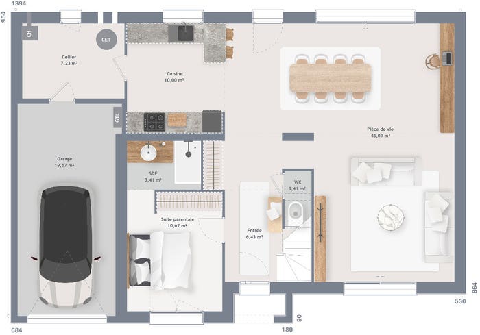 Maisons à vendre et appartements à louer - 2