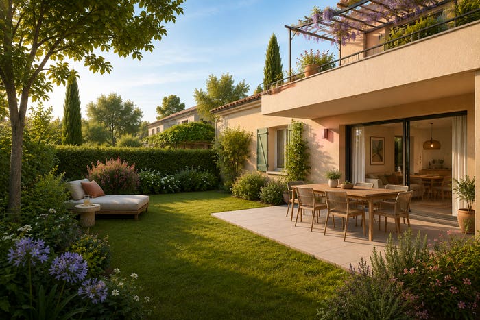 Aix-en-Provence, Saint-Donat, Les Platanes : Maison 3 pièces à vendre