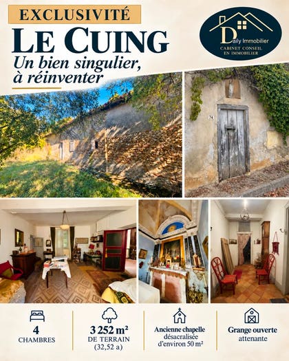 Le Cuing - Maison 12 pièces à vendre