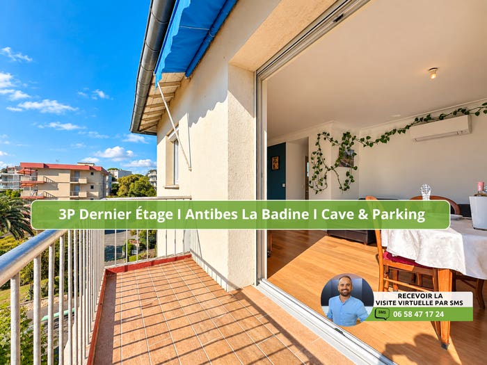 Appartement 3 pièces à Antibes, Antibes-les-Pins, Trianon, Le Fournel, Peyregoue, à vendre