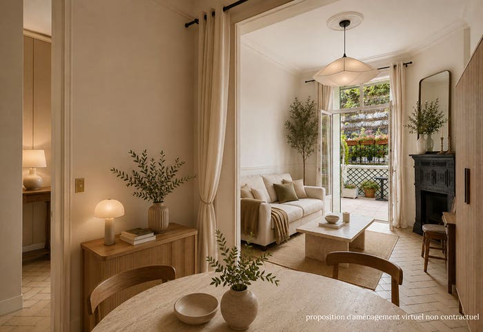 Paris 18ème, Montmartre, Sacré Coeur, Abbesses : Appartement 2 pièces à vendre