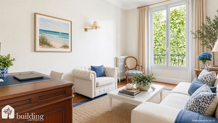 Appartement 3 pièces à vendre à Paris 16ème, Auteuil-Nord, Jasmin, Mirabeau