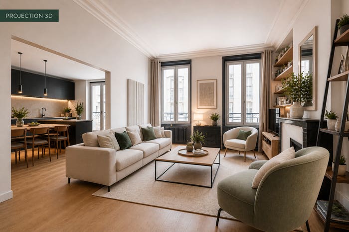 Paris 14ème, Montparnasse, Raspail - Appartement 4 pièces à vendre