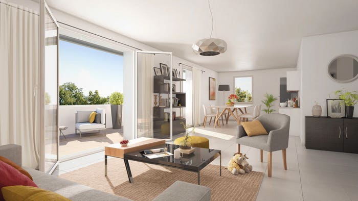 Appartement 4 pièces à Toulouse, Patte d'Oie, Fontaines, à vendre