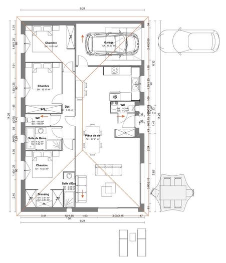 Maison 4 pièces à vendre à Cépie