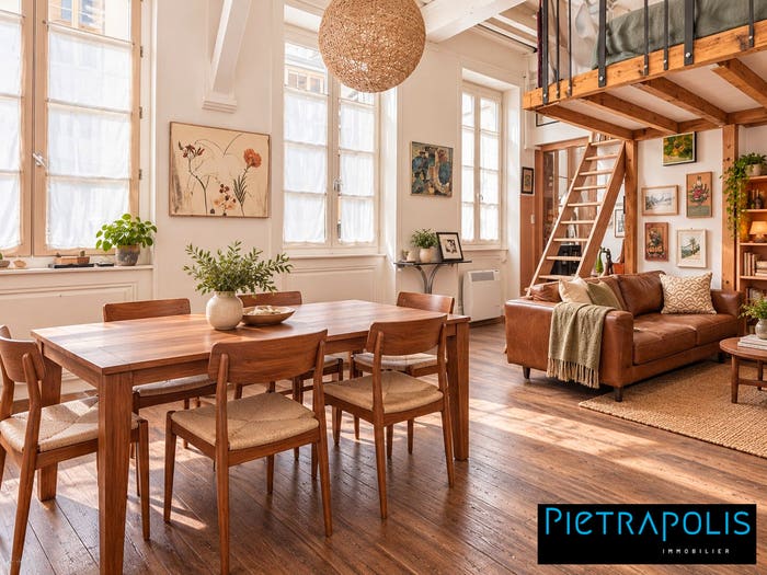 Lyon 1er, Haut, Coeur des Pentes : Appartement 4 pièces à vendre