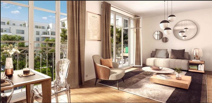 Appartement 3 pièces à vendre à Bussy-Saint-Georges, Les Scientifiques