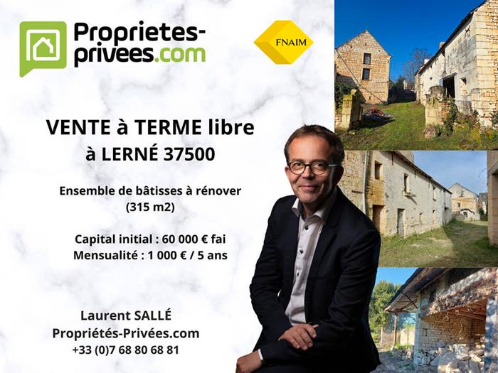 Lerné - Maison 11 pièces à vendre
