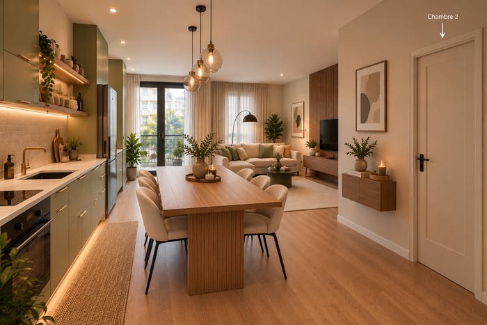 Clichy, Centre-ville : Appartement 3 pièces à vendre