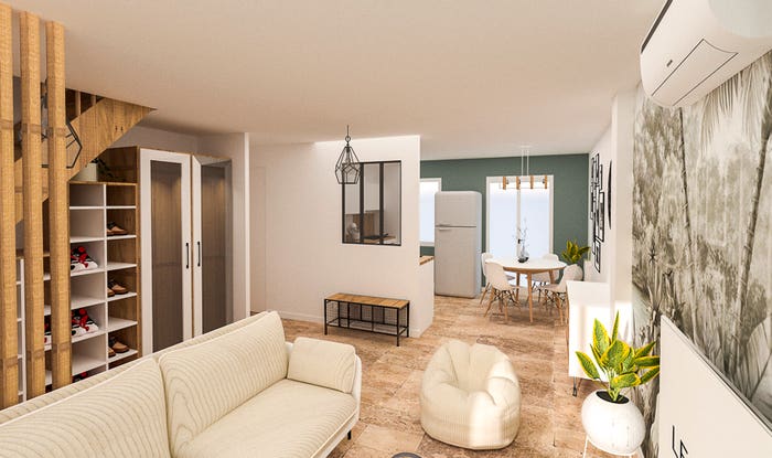 La Ville-du-Bois : Maison 5 pièces à vendre