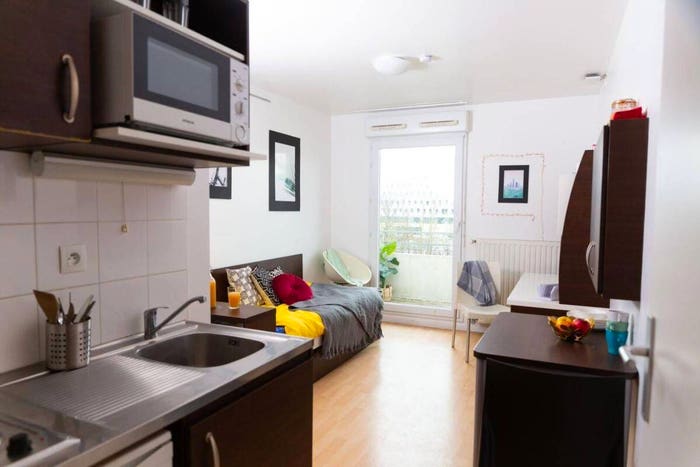 Descartes, Champs-sur-Marne - Appartement 1 pièce à louer