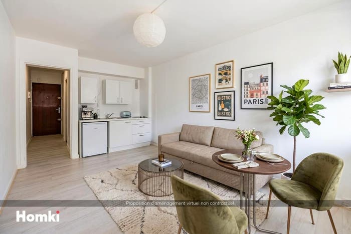 Appartement 1 pièce à Paris 5ème, Jardin des Plantes, à vendre
