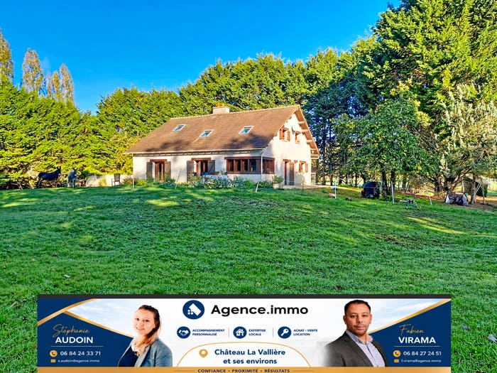 Cléré-les-Pins - Maison 6 pièces à vendre