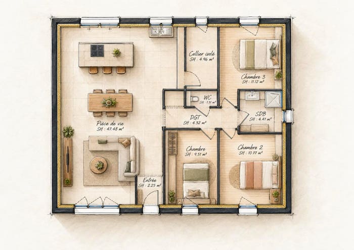 Maisons à vendre et appartements à louer - 3