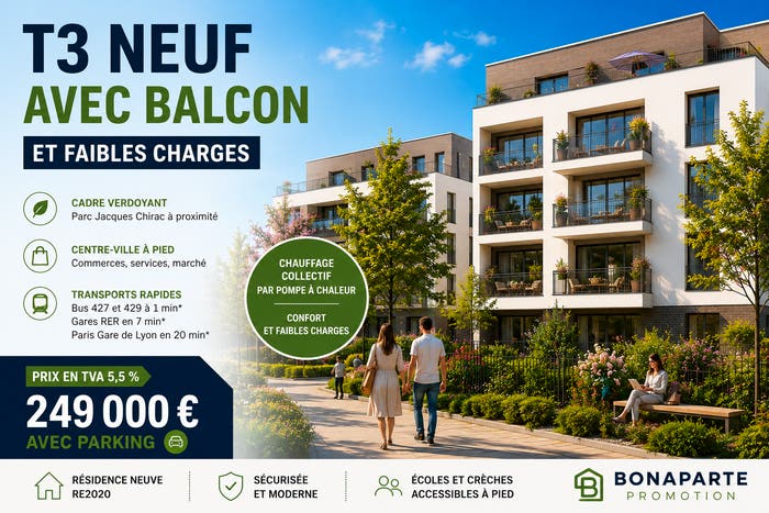 Maison 3 pièces à vendre à Valenton