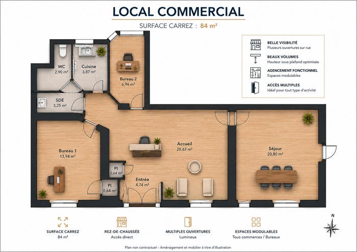 Appartement 3 pièces à Paris 5ème, Monge, Jussieu, à vendre