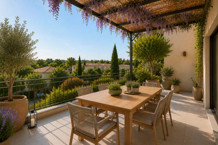 Aix-en-Provence, Saint-Donat, Les Platanes : Maison 4 pièces à vendre
