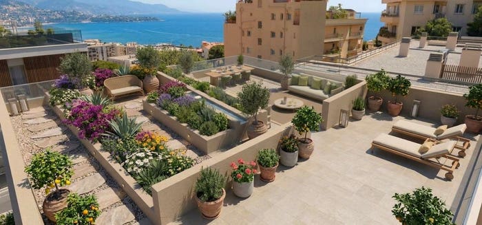 Appartement 5 pièces à vendre à Beausoleil, Moneghetti