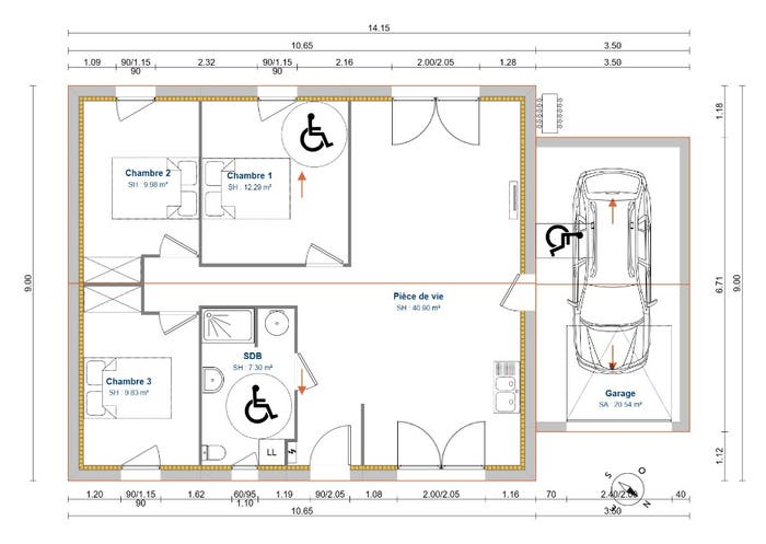 Autheuil-Authouillet - Maison 4 pièces à vendre