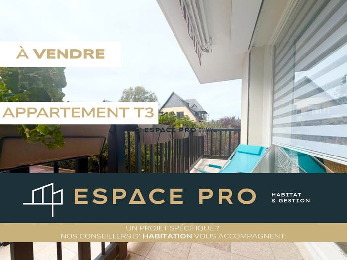 Deauville : Appartement 3 pièces à vendre