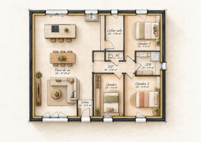 Maisons à vendre et appartements à louer - 3