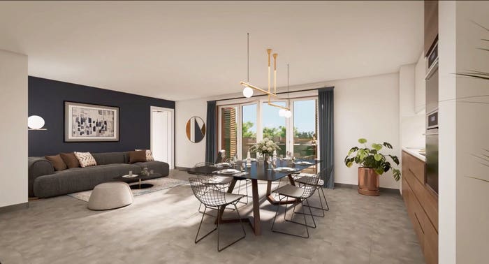 Appartement 4 pièces à Toulouse, L'Ormeau, La Terrasse, La Grande Plaine, à vendre