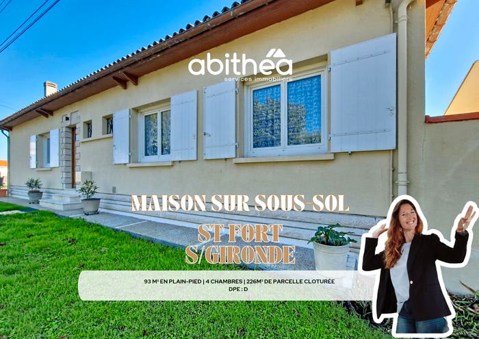 Maison 5 pièces à vendre à Saint-Fort-sur-Gironde