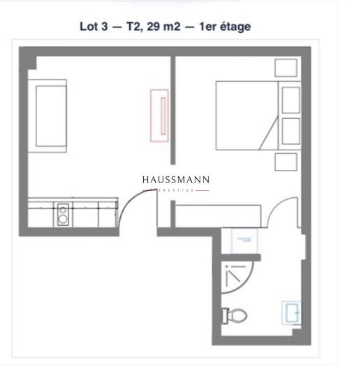 Appartement 2 pièces à Paris 14ème, Didot, Porte de Vanves, à vendre