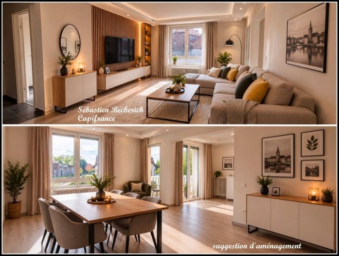 Appartement 4 pièces à Sarreguemines, Himmelsberg, Beausoleil, Blauberg, Route de Nancy, à vendre