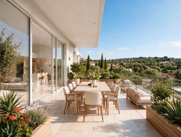 Aix-en-Provence, Saint-Donat, Les Platanes : Appartement 5 pièces à vendre