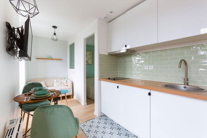 Flandre-Aubervilliers, Paris 19ème arrondissement : Appartement 1 pièce à louer