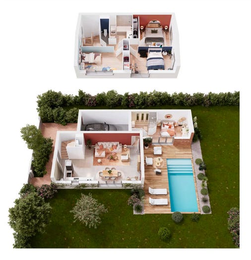 Tournefeuille, La Ramée : Maison 5 pièces à vendre