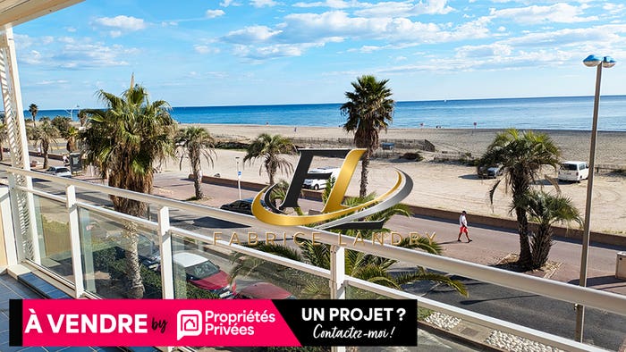 Canet-en-Roussillon, Plage Sud : Appartement 3 pièces à vendre
