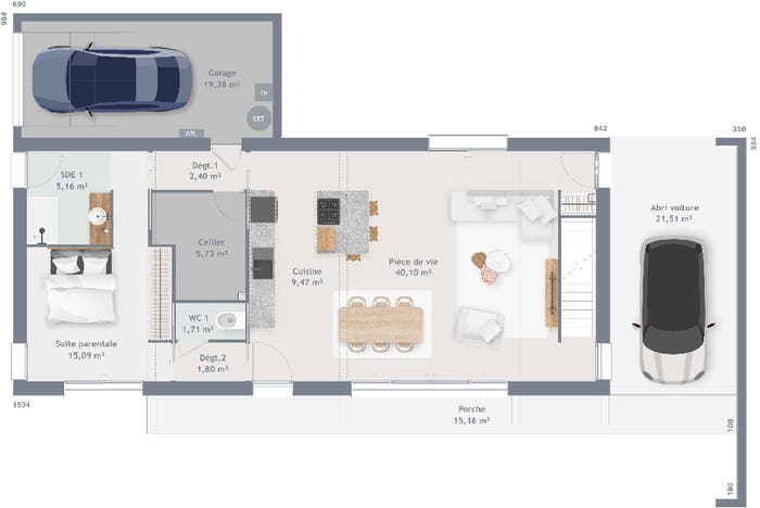 Maisons à vendre et appartements à louer - 3